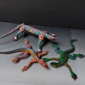 Accents | Crafted Paper Mache Lizards For Garden Patio Kitch | Poshmark